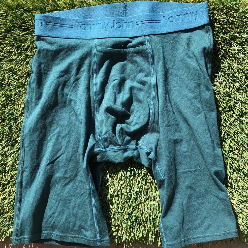 Men’s Tommy John Cotton Basics Boxers Brief Small - Gem